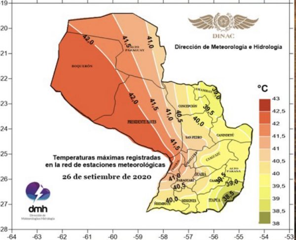 Capital do Paraguai tem maior temperatura da sua história - MetSul ...