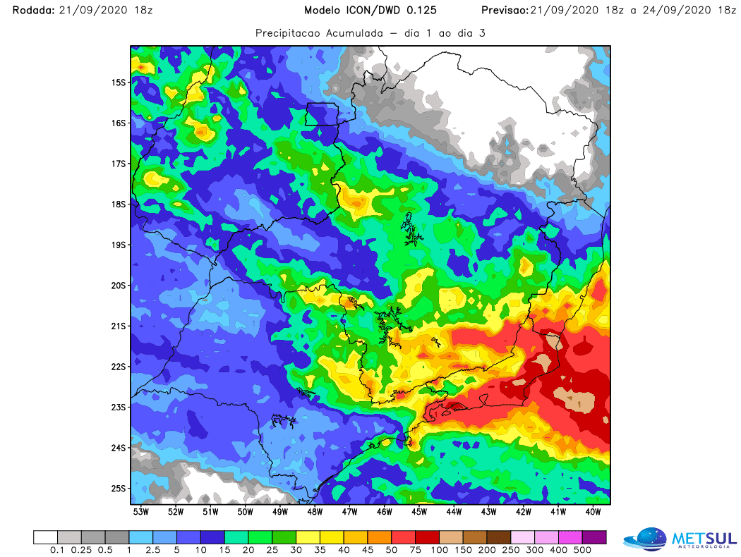 Previsão do tempo - Muita chuva no Rio de Janeiro - MetSul Meteorologia
