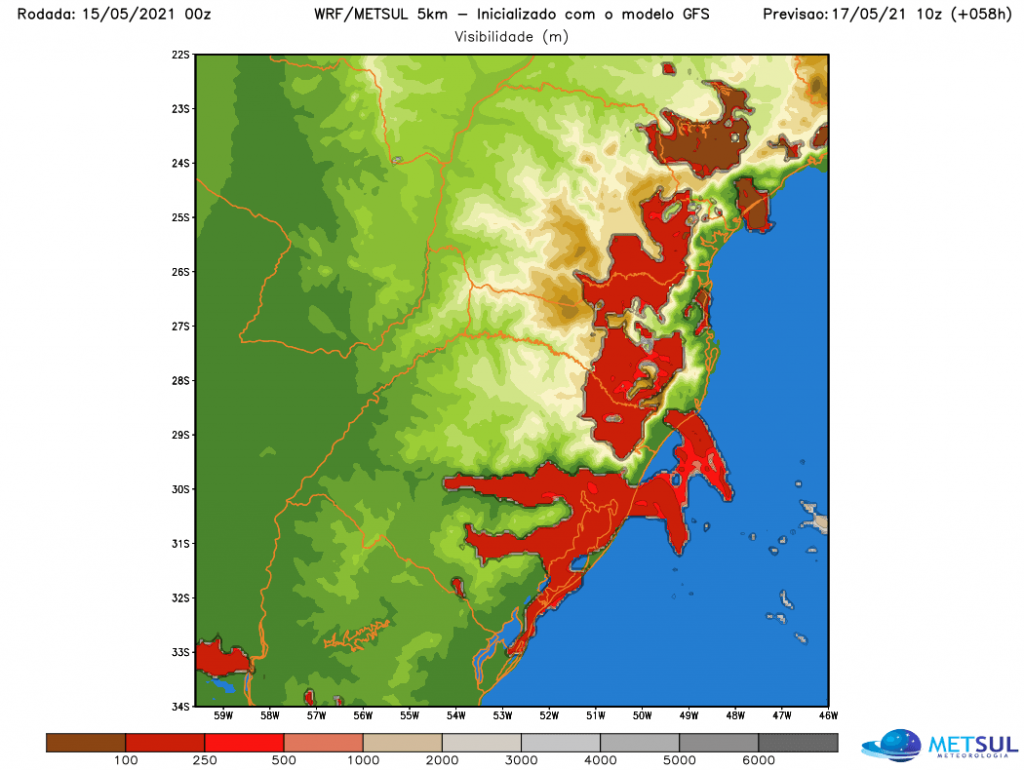 Nevoeiro cada vez mais comum a partir de agora - MetSul Meteorologia