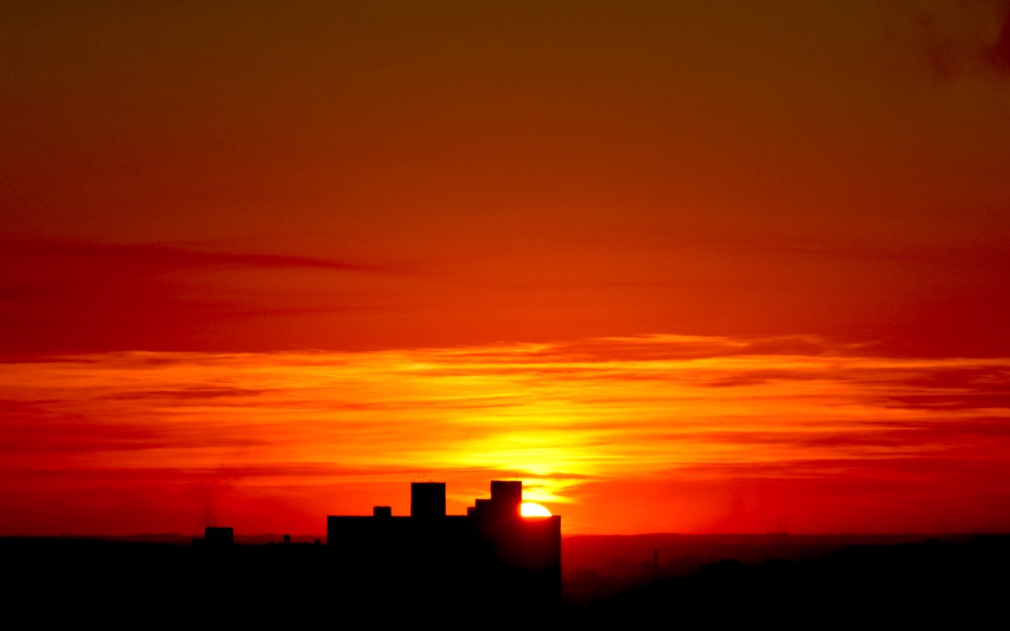 Céu deu show no fim de tarde - MetSul Meteorologia