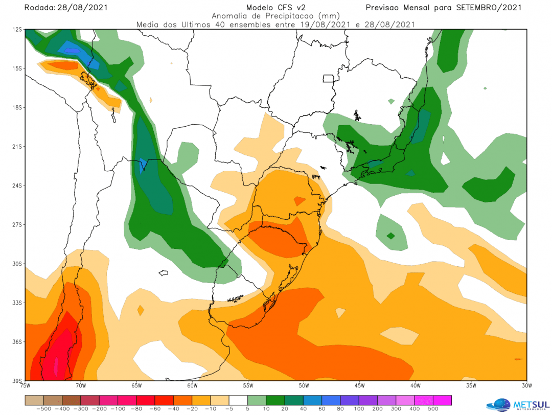 Clima em setembro - O que esperar? - MetSul Meteorologia