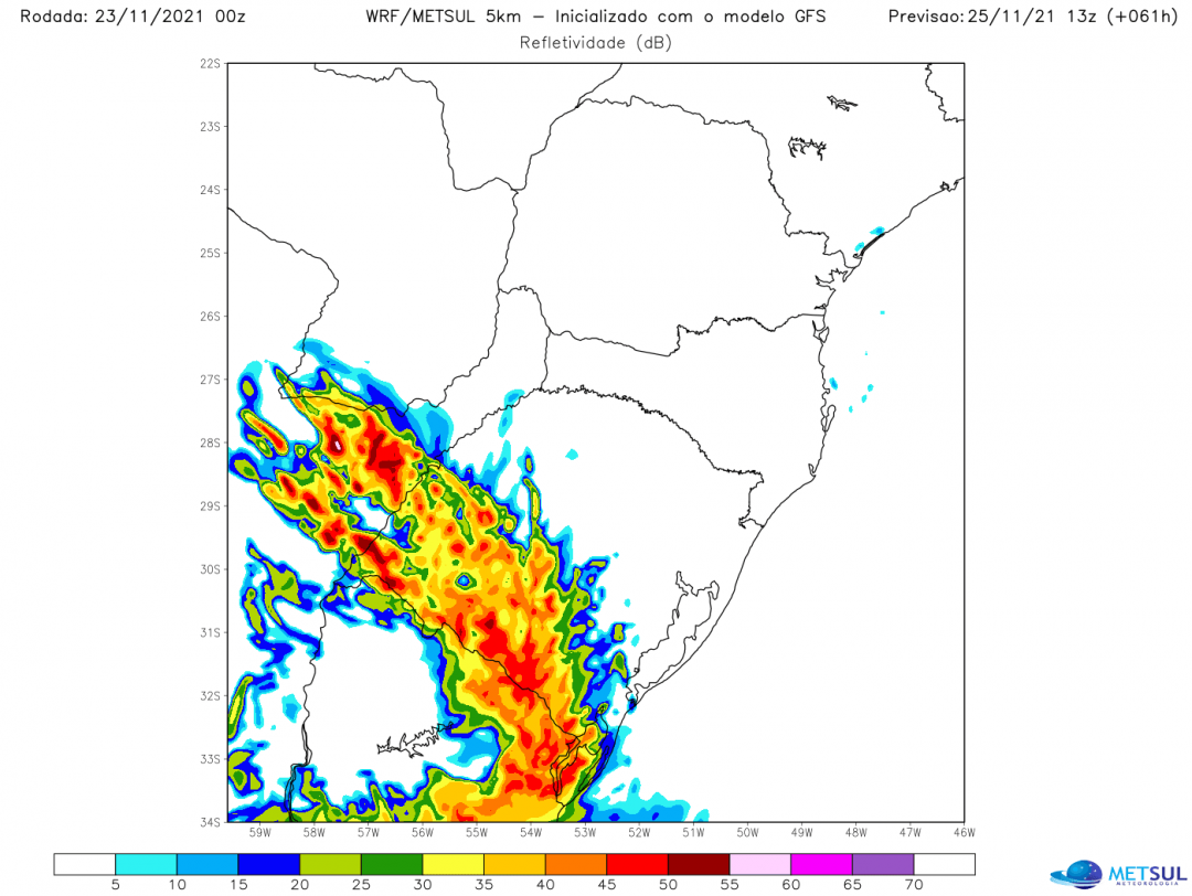 Ciclone extratropical se formará no Sul do Brasil com tempestades