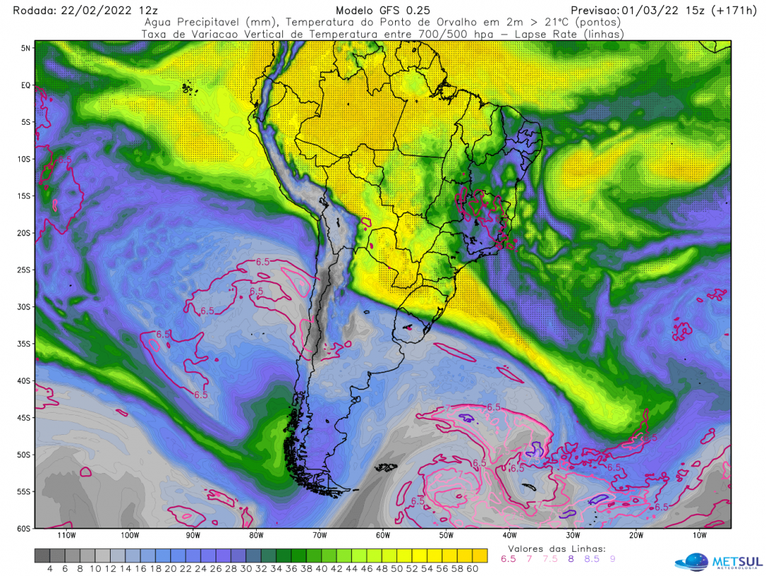 Rio voador da Amazônia chegará ao Sul do Brasil com aumento da chuva