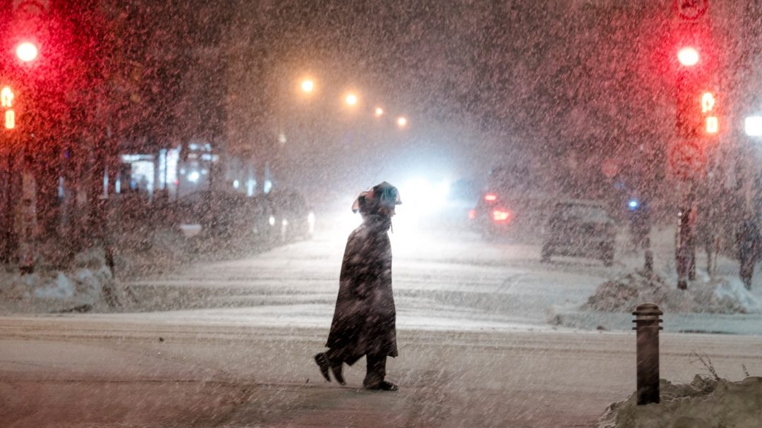 Veja o tamanho da nevasca pelo ciclone bomba no Canadá