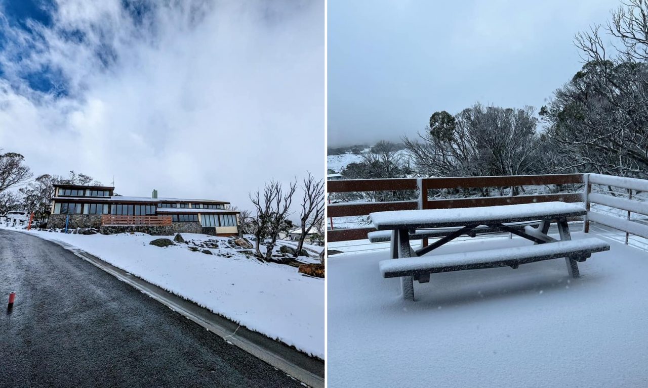 Neve rara encanta a Austrália em pleno mês de fevereiro
