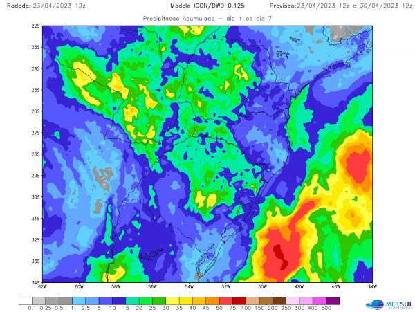 Chuva retorna neste começo de semana