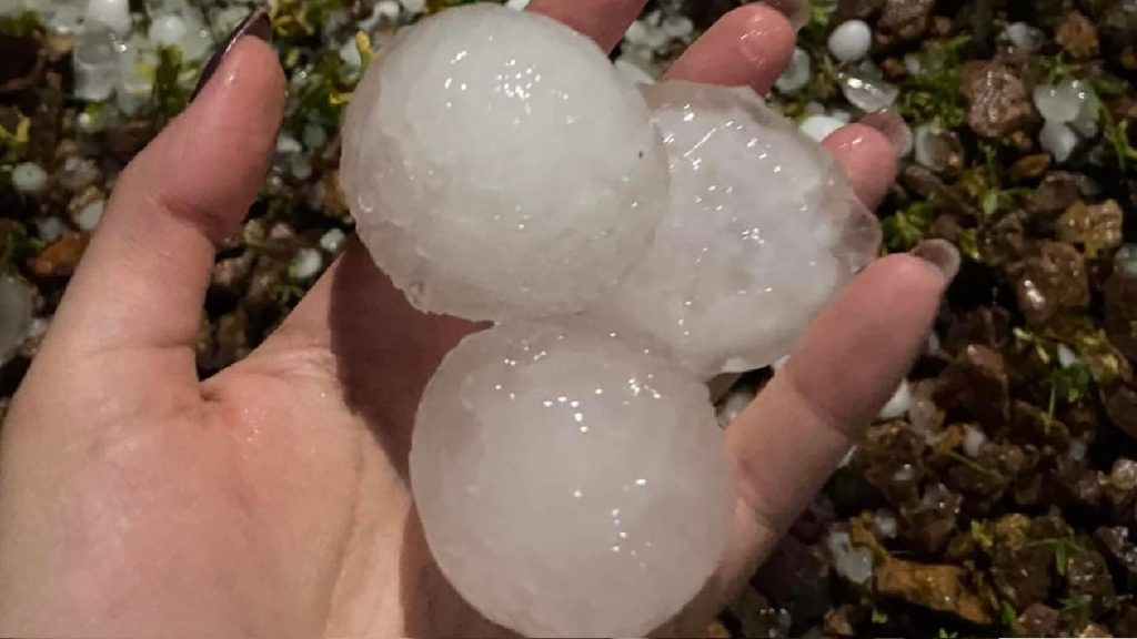 Granizo atinge mais de 60 municípios do Rio Grande do Sul