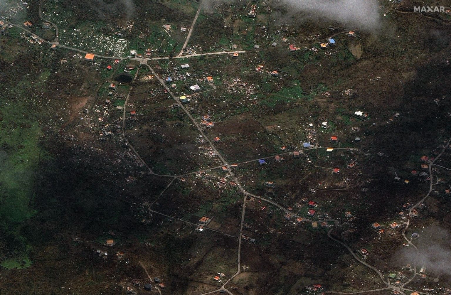 Satellite images show Caribbean islands devastated by Hurricane Beryl