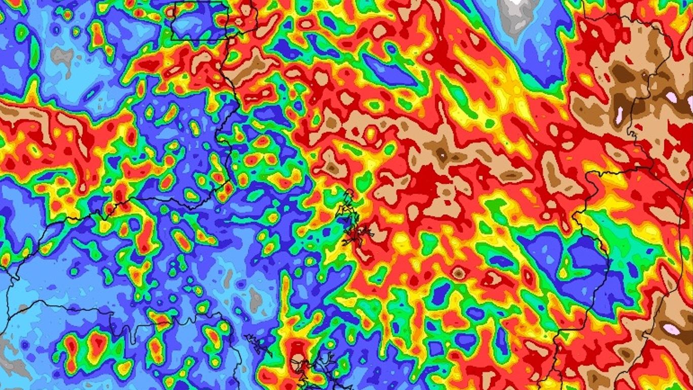 ZCAS traz risco de chuva intensa em vários estados no começo da semana